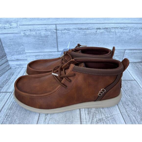 Hey Dude | Shoes | Hey Dude Wally Mid Gripr Classic Cognac Tan Mens ...